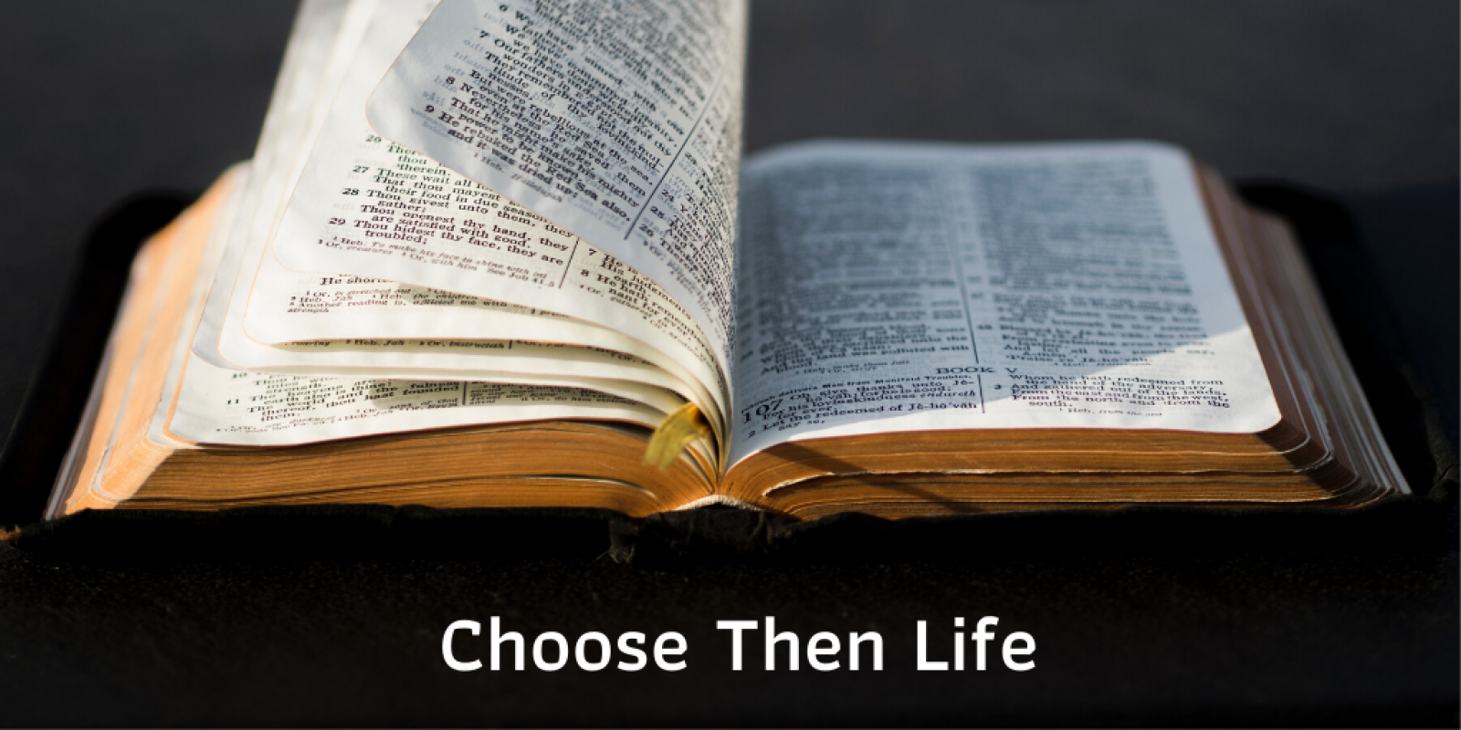 Choose Then Life - Preachers Corner