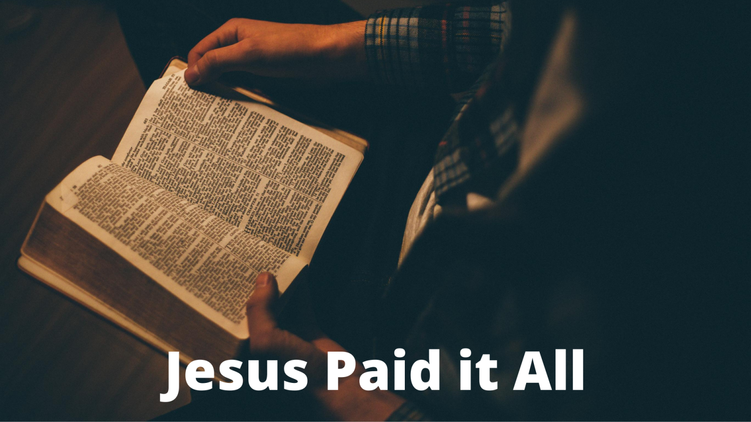 Jesus Paid it All - Preachers Corner