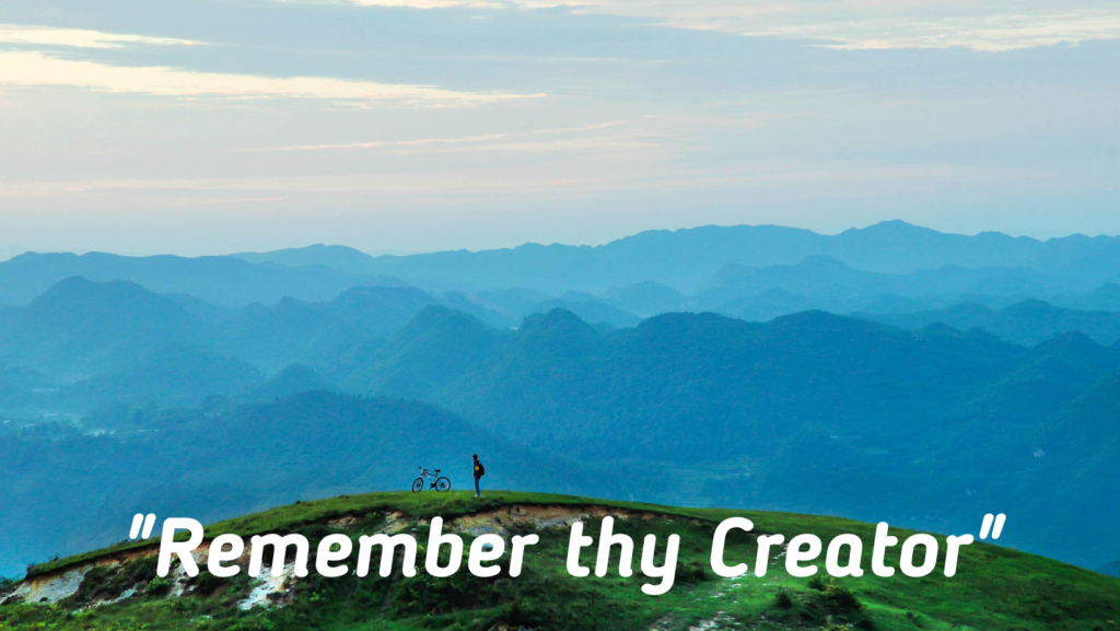 "Remember thy Creator in the days of thy youth" - Preachers Corner