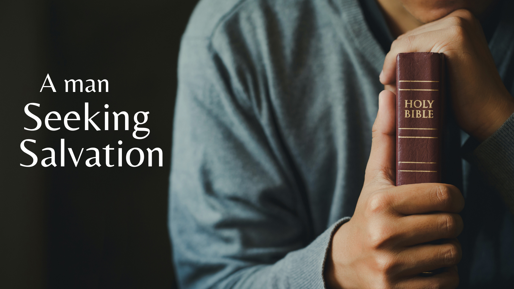 A man seeking Salvation - Preachers Corner